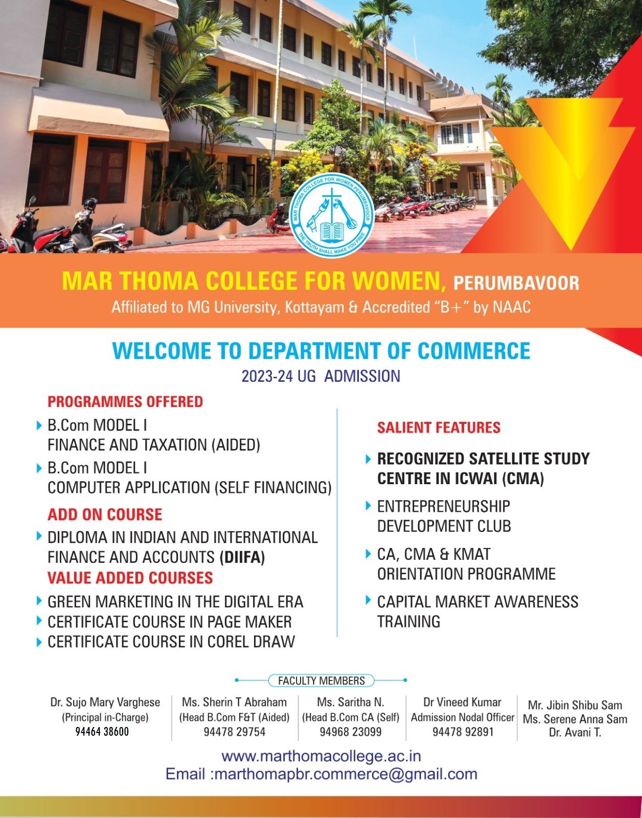 Prospectus : Mar Thoma College for Women