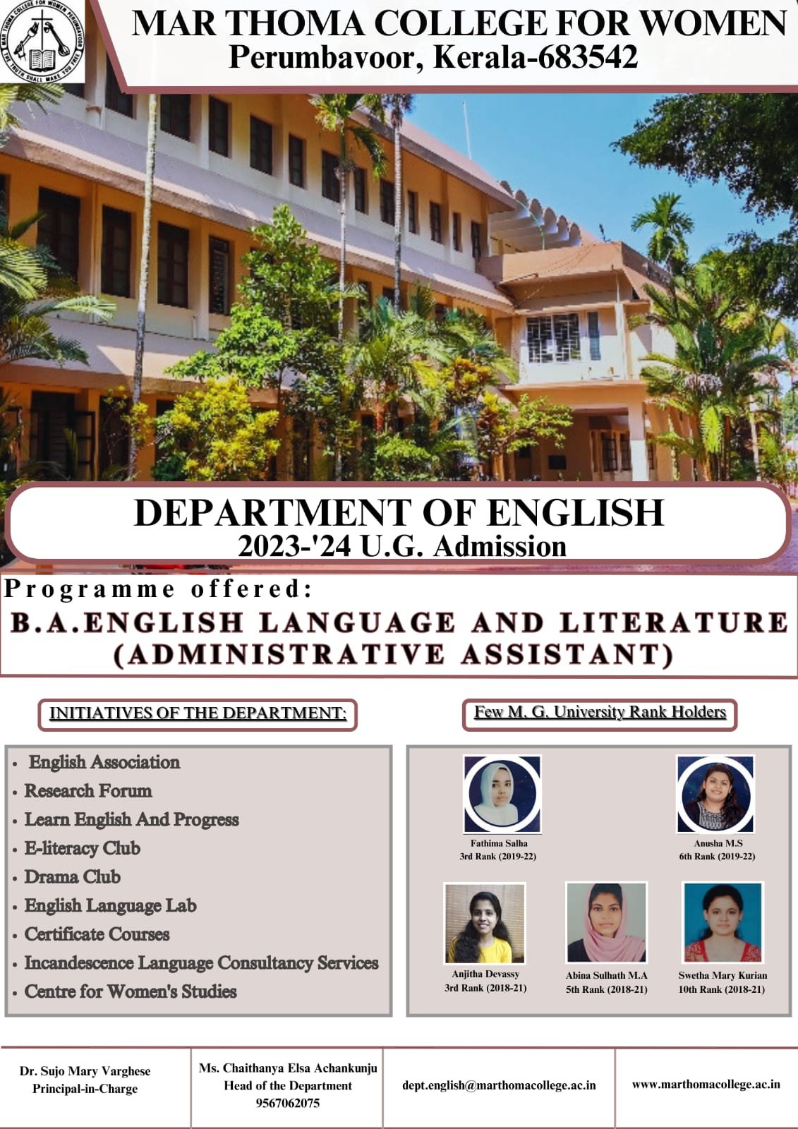 Prospectus : Mar Thoma College for Women