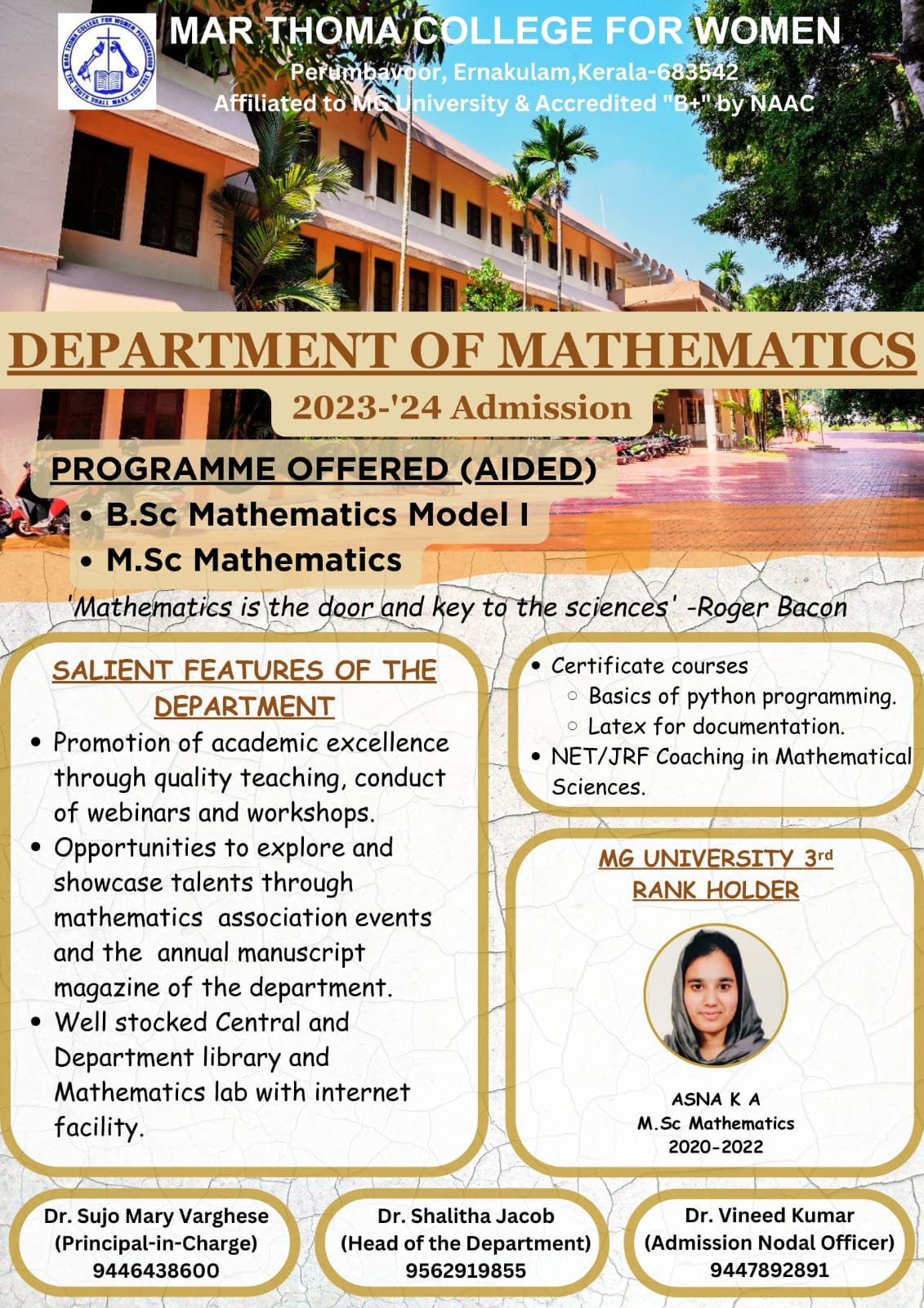 Prospectus : Mar Thoma College for Women